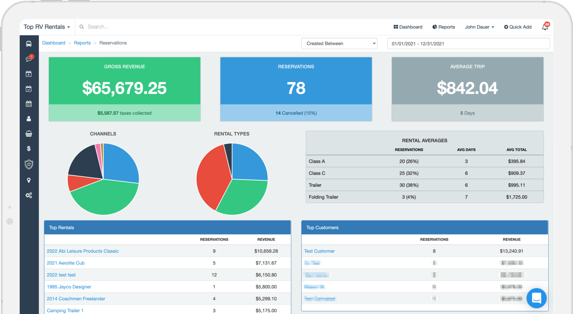 The only RV rental software with built-in insurance